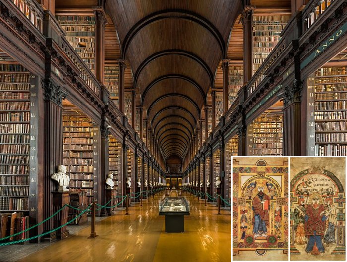 Book Of Kells: Illuminated Medieval Manuscript From Monastery On Iona ...