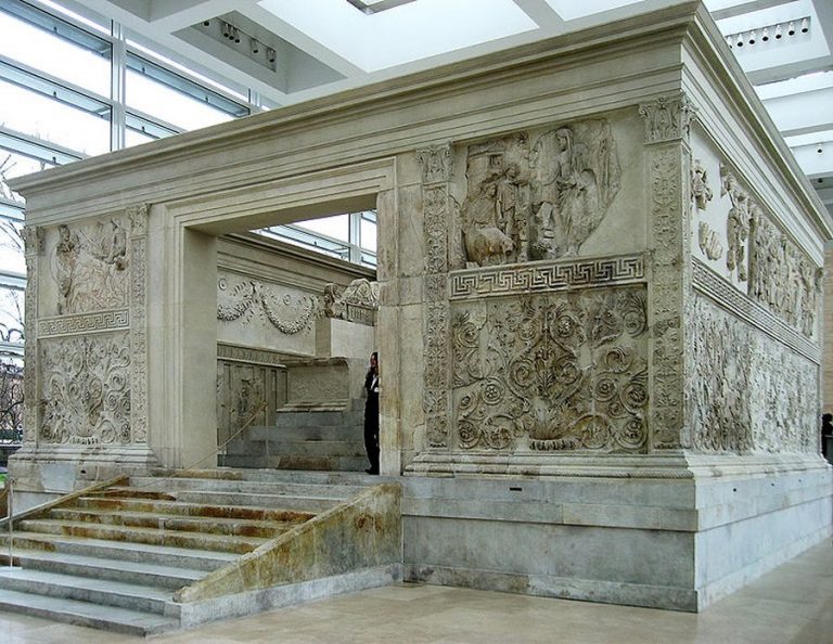 Ara Pacis: Altar In Rome Dedicated To Pax, The Roman Goddess Of Peace ...