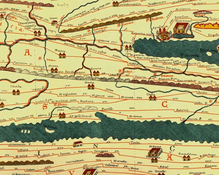 Tabula Peutingeriana: Huge Ancient Roman Map Created By Unknown ...