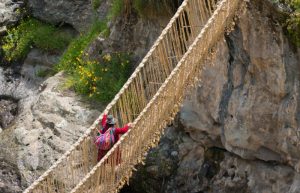 Keshwa Chaca - Last Suspension Rope Bridge Of Inca People - Ancient Pages