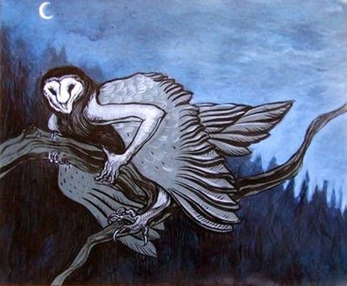 Strzyga Strix Strigoi Ancient Pages