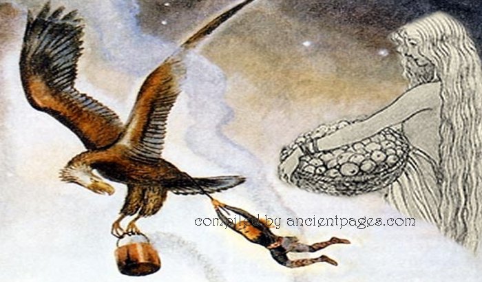 Abduction Of Idun, Goddess-Keeper Of Golden Juvenile Apples In Norse ...