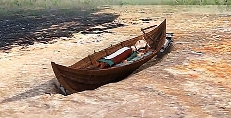 Extraordinary Viking Boat Burial Of Two People Unearthed In Central ...