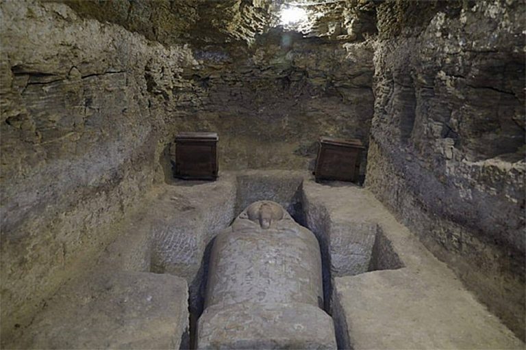 Tombs With Sarcophagi Of High Priests Including One Dedicated To Sky ...