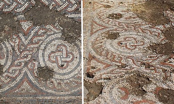 First 5th Century Mosaic Found Near Cirencester Once The Second-Largest ...