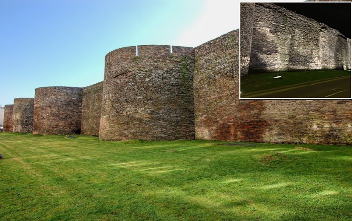 Walls Of Lugo: Finest Example Of Late Roman Fortifications - Stands The ...