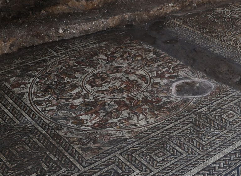 Rare Roman Mosaic Of Amazon Warriors Unearthed In Syria Hailed As Major ...