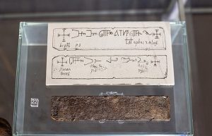 Mysterious Tablet With Unknown Script Found In Vilnius Castle Puzzles ...