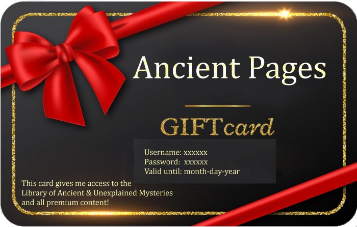 Ancient Pages Gift Card - Make Someone Happy! - Ancient Pages