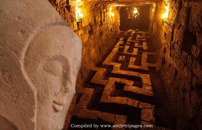 Mythical Underground Labyrinth And Legendary Long-Lost Golden Tomb ...